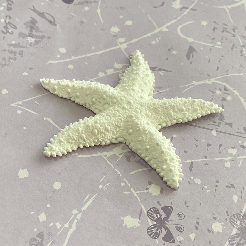 Sugar Decorations - Royal Icing - Star Fish - White – Skysies Cakes