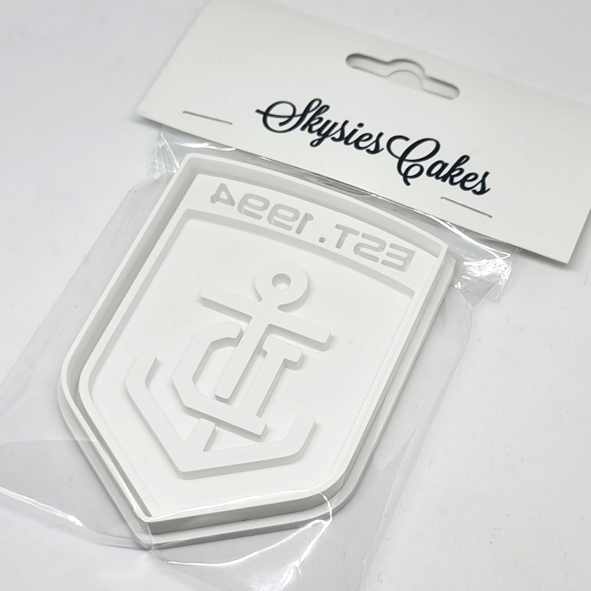 Cookie Cutter And Embosser Set - AFL Fremantle Dockers – Skysies Cakes