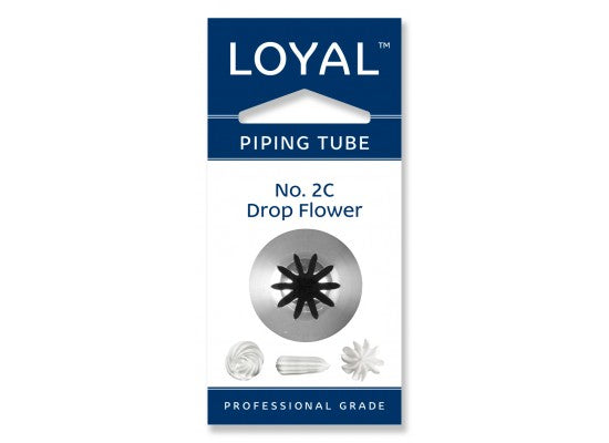 Loyal Piping Tip - 2C Drop Flower Medium – Skysies Cakes