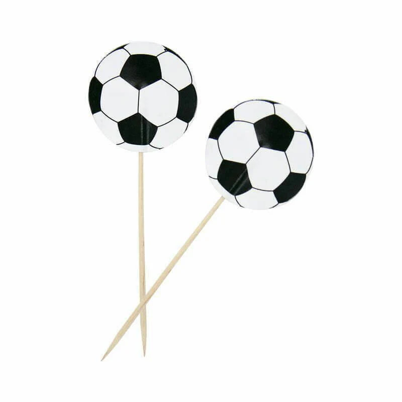 12PK Soccer Ball Picks. – Skysies Cakes