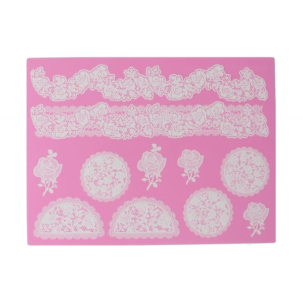 Cake Lace Mat - Vintage Roses – Skysies Cakes