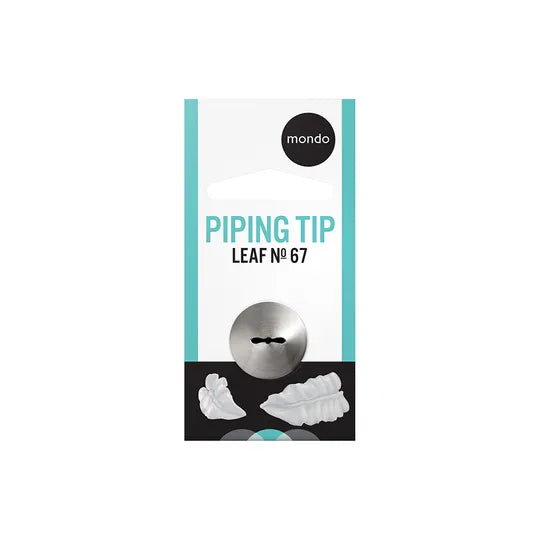 Mondo - Piping Tip - #67 - S/S - Leaf – Skysies Cakes