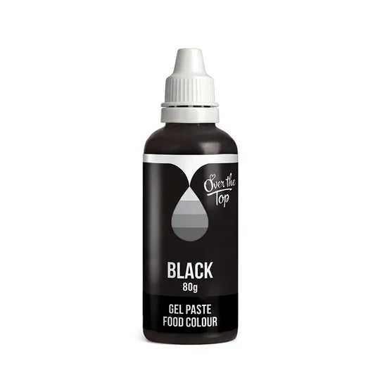 Over The Top - Black Food Colour 80g – Skysies Cakes