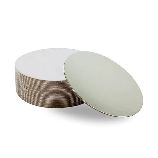 Mondo Silver Foil Card Compressed Round Boards - Assorted Sizes ...