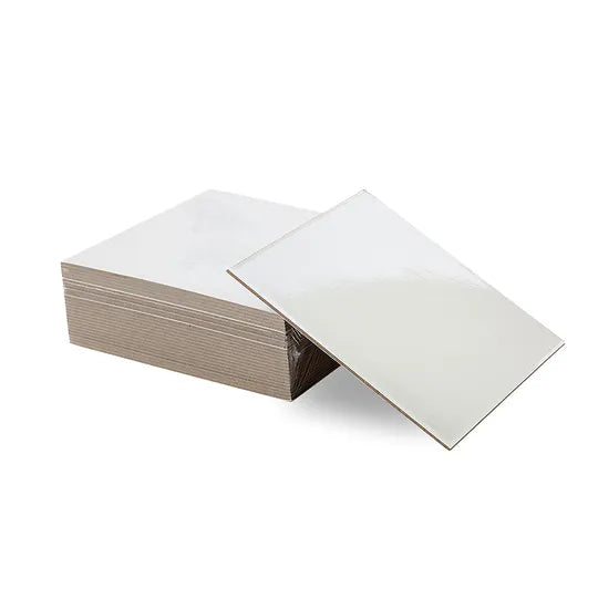 Mondo Silver Foil Card Compressed Square Boards - Assorted Sizes ...