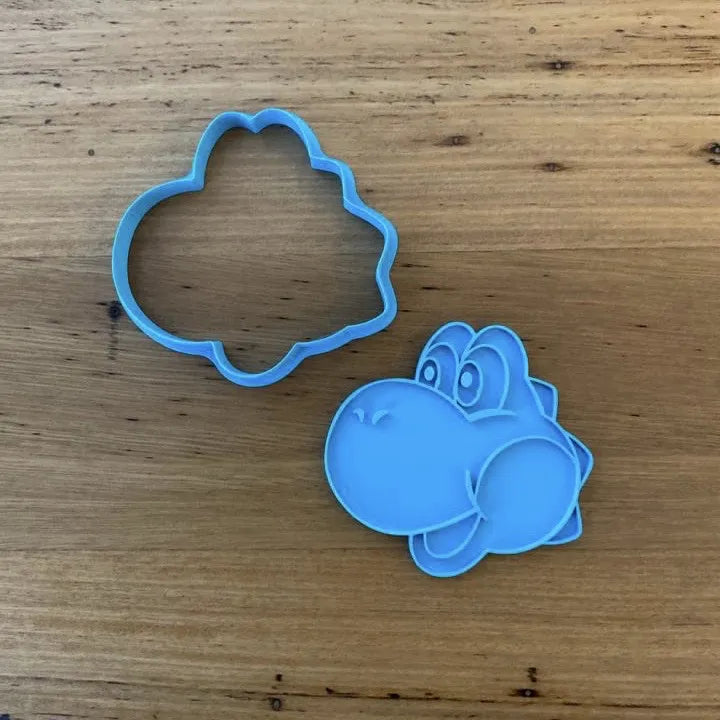 Cookie Cutter Store - Yoshi from Mario Brothers Cutter and Stamp *Last ...